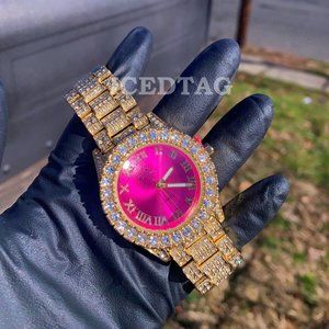 Accessories | Women Iced Out Luxury Stylish Blinged Out Watch | Poshmark
